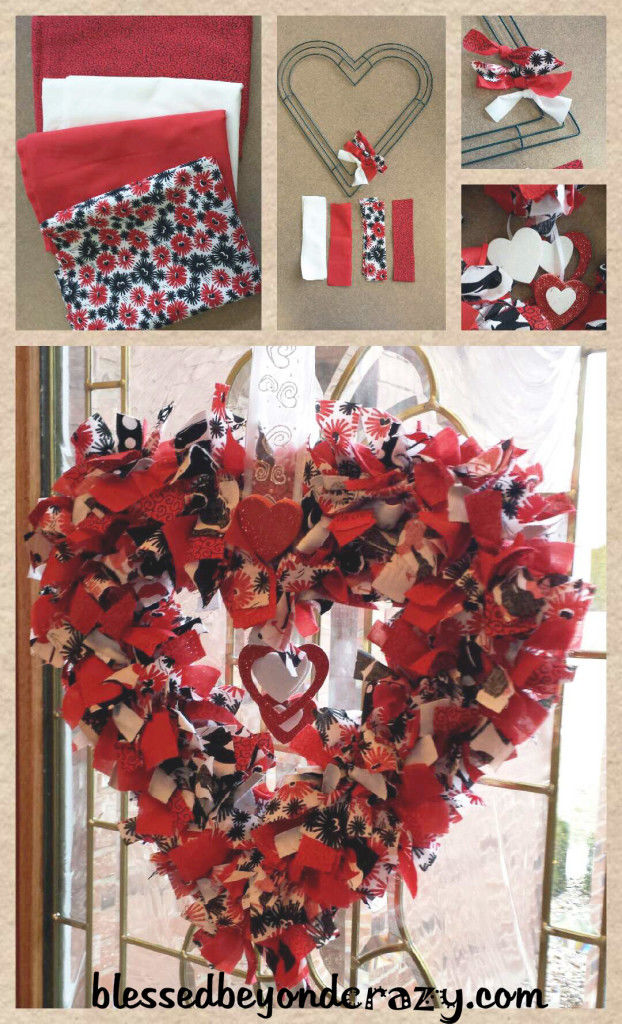 Valentines Day Heart Rag Wreath Pictures, Photos, and Images for ...