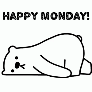Lazy Bear - Happy Monday Pictures, Photos, and Images for Facebook ...
