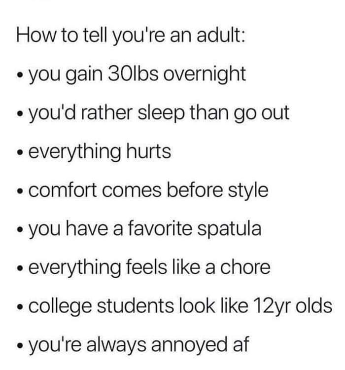 How To Tell You're An Adult Pictures, Photos, and Images for Facebook ...