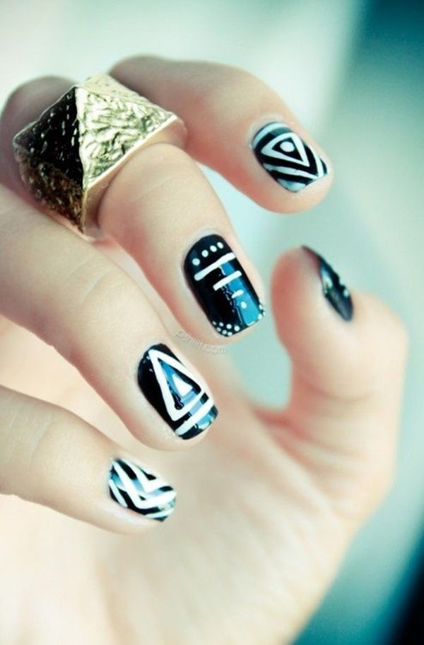 Tribal Triangular Nail Design Pictures, Photos, and Images for Facebook ...