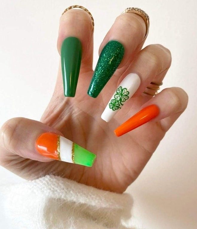 Long Irish Themed Nails Pictures, Photos, and Images for Facebook ...