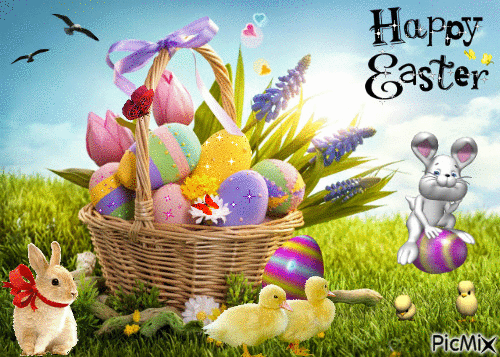 Flower & Easter Eggs - Happy Easter Pictures, Photos, and Images for ...
