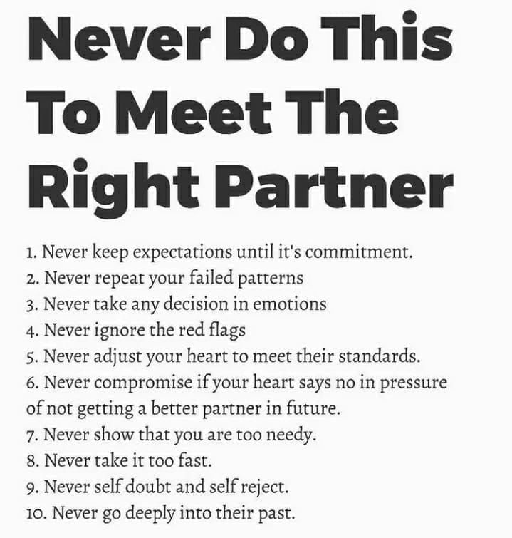 Never Do This To Meet The Right Partner Pictures, Photos, and Images ...