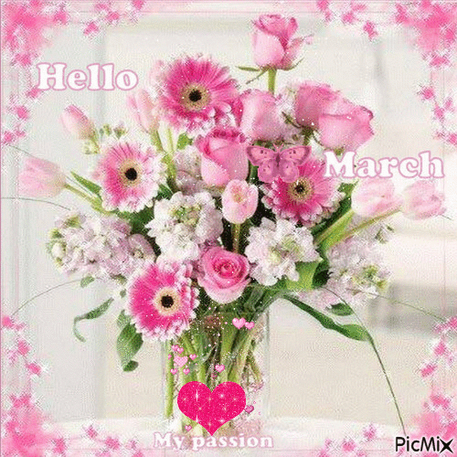 Pink Floral Bouquet - Hello March Pictures, Photos, and Images for ...