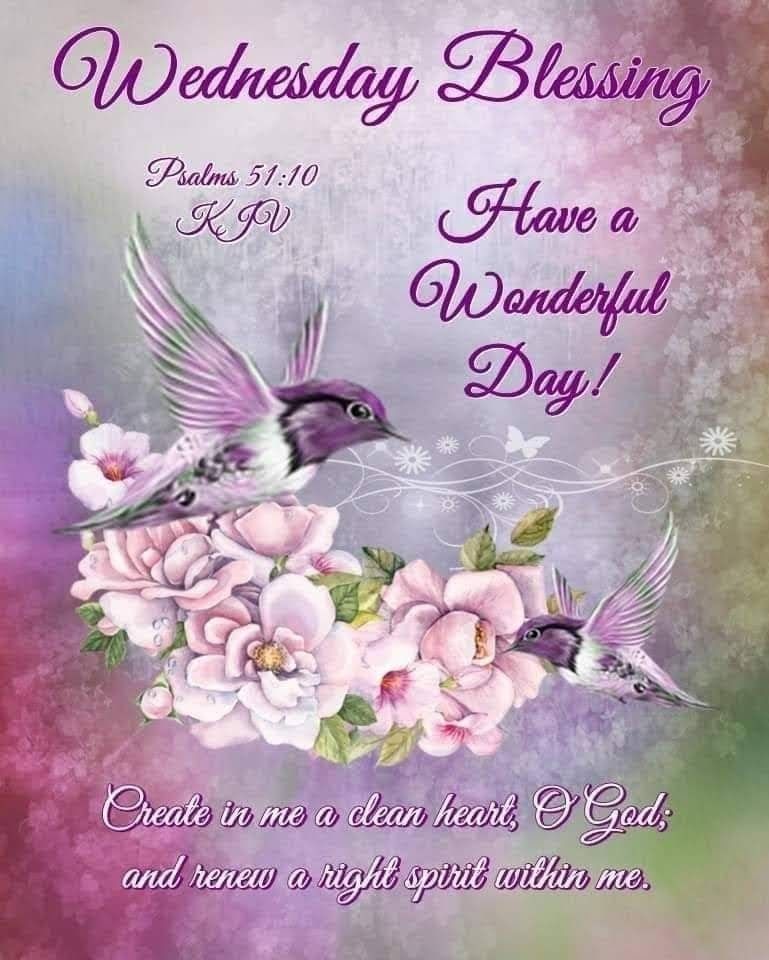 Psalms 51:10 - Wednesday Blessing Pictures, Photos, and Images for ...