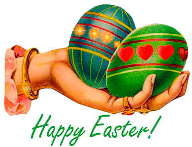 Woman Holding Easter Eggs Gif Pictures, Photos, and Images for Facebook ...