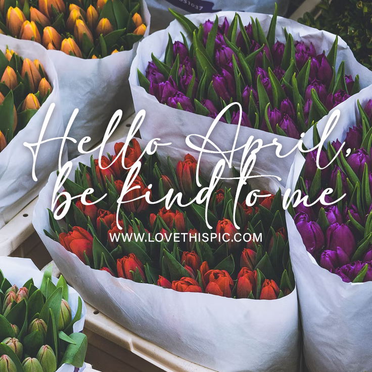 Hello, April! Just Be Great Pictures, Photos, and Images for Facebook ...