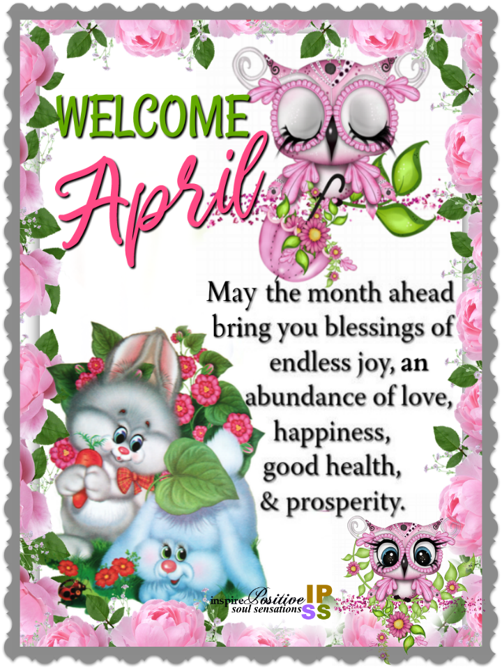 Cute Bunnies Welcome April Quote Pictures, Photos, and Images for ...