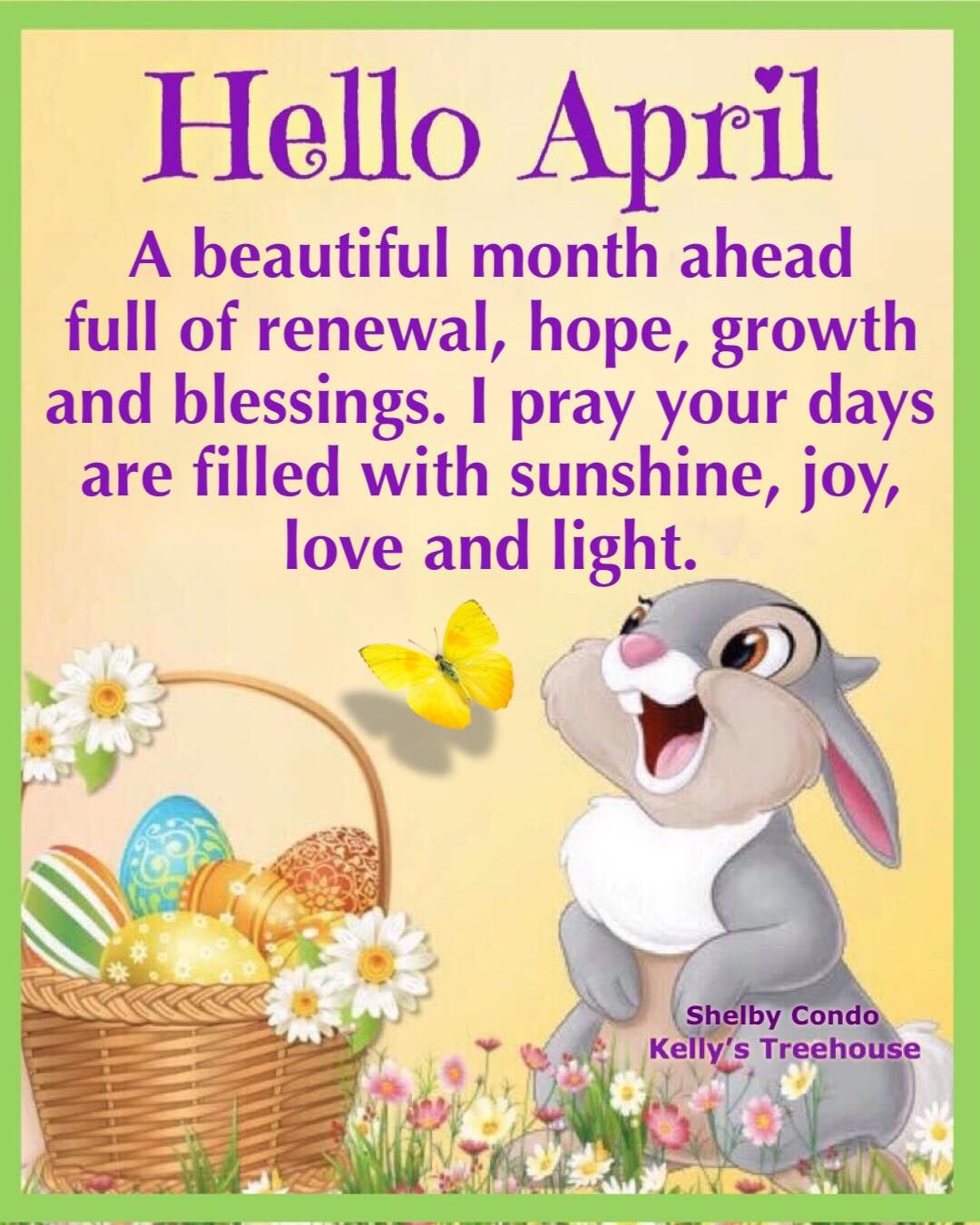 Happy Bunny - Hello April Pictures, Photos, and Images for Facebook ...