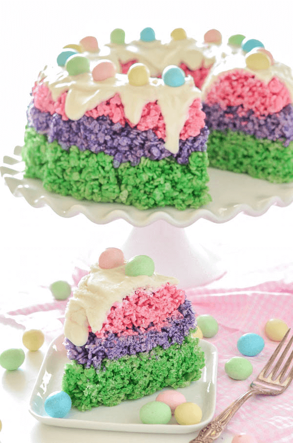 Colorful Easter Rice Krispie Cake Pictures, Photos, and Images for ...