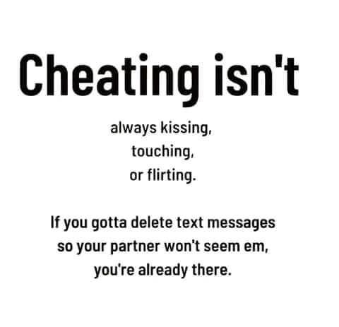Cheating Isn't Always Kissing, Touching, Or Flirting. Pictures, Photos ...