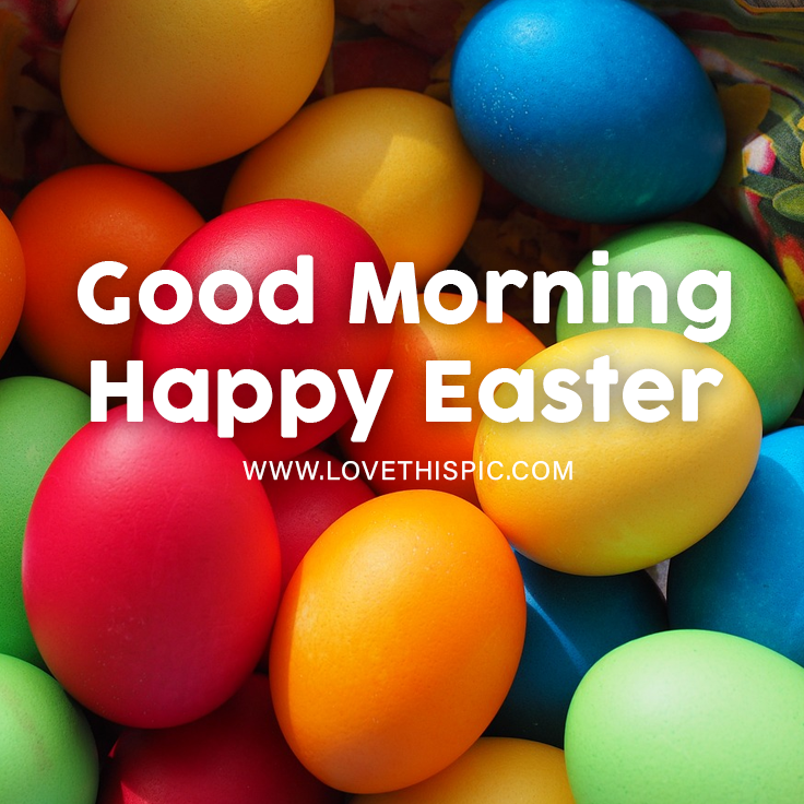 Good Morning, Happy Easter Pictures, Photos, and Images for Facebook ...