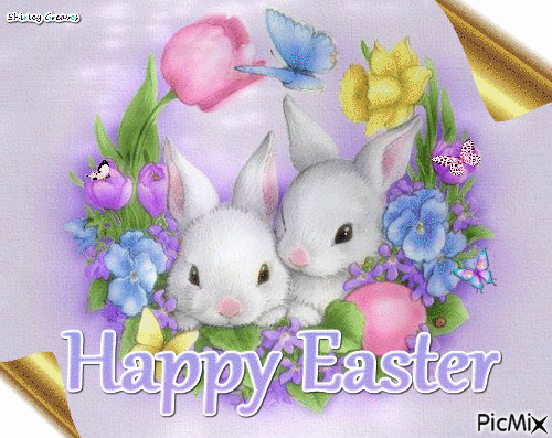 White Bunnies With Flowers Pictures, Photos, and Images for Facebook ...