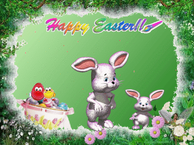 Hopping Bunny - Happy Easter Gif Pictures, Photos, and Images for ...