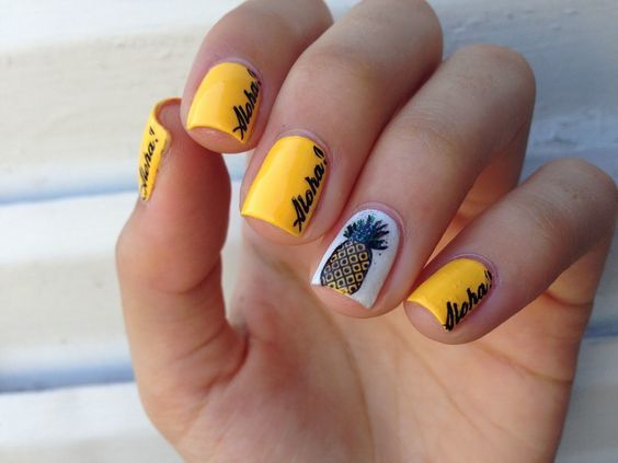 Pineapple Aloha Nails Pictures, Photos, and Images for Facebook, Tumblr ...