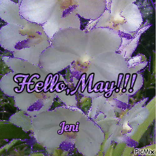 White Flowers Hello May Gif Pictures, Photos, and Images for Facebook ...