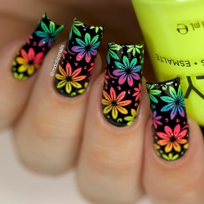 Rainbow Gradient Flowers Pictures, Photos, and Images for Facebook ...