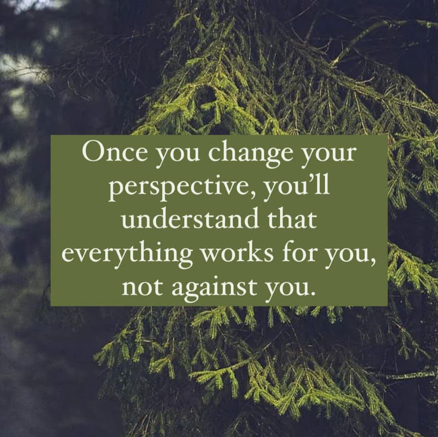 Once You Change Your Perspective, You'll Understand That Everything ...