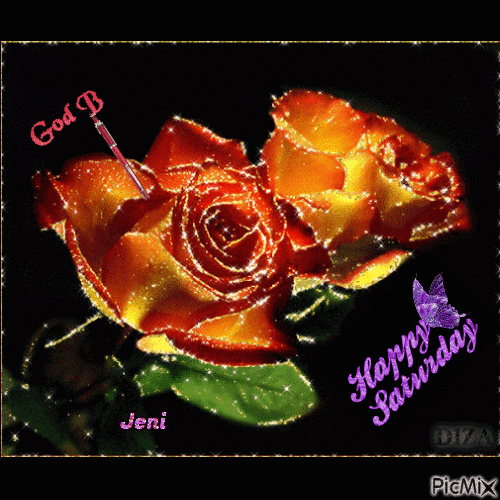 Glitter Roses Happy Saturday Pictures, Photos, and Images for Facebook ...