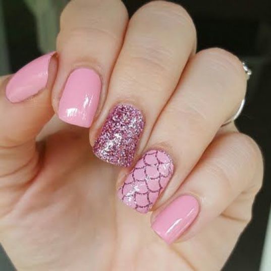 Pink Mermaid Scale Nails Pictures, Photos, and Images for Facebook ...
