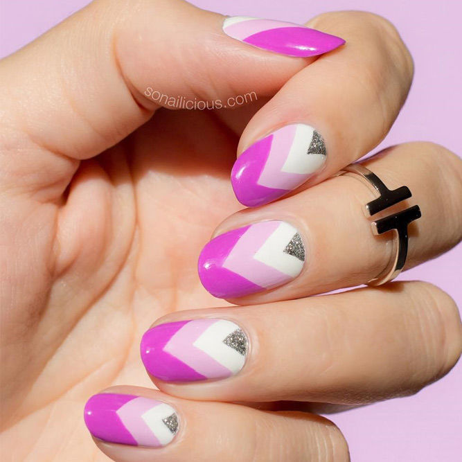 Chic Chevron Nails Pictures, Photos, and Images for Facebook, Tumblr ...