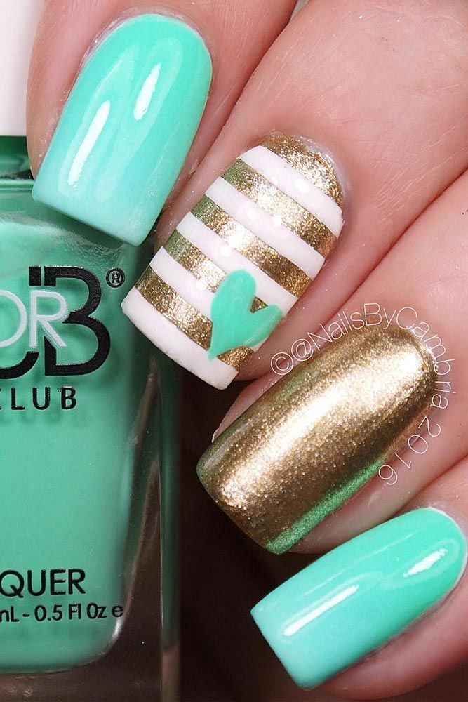 Turquoise Nail Designs