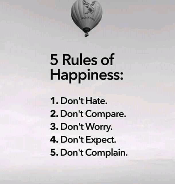 Rules Of Happiness Pictures, Photos, and Images for Facebook, Tumblr ...