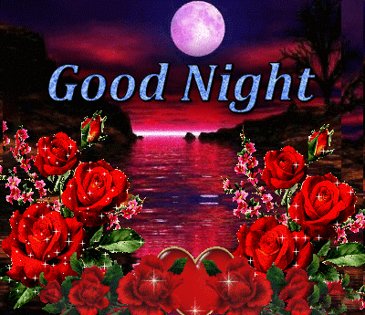 Sparking Red Roses - Good Night Gif Pictures, Photos, and Images for ...