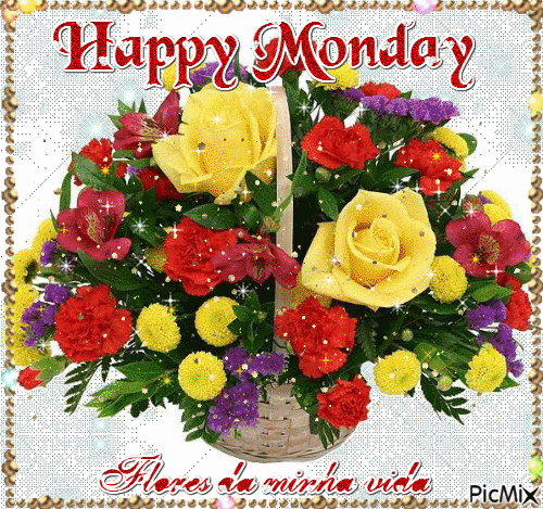 Sparkling Bouquet Of Roses - Happy Monday Pictures, Photos, and Images ...