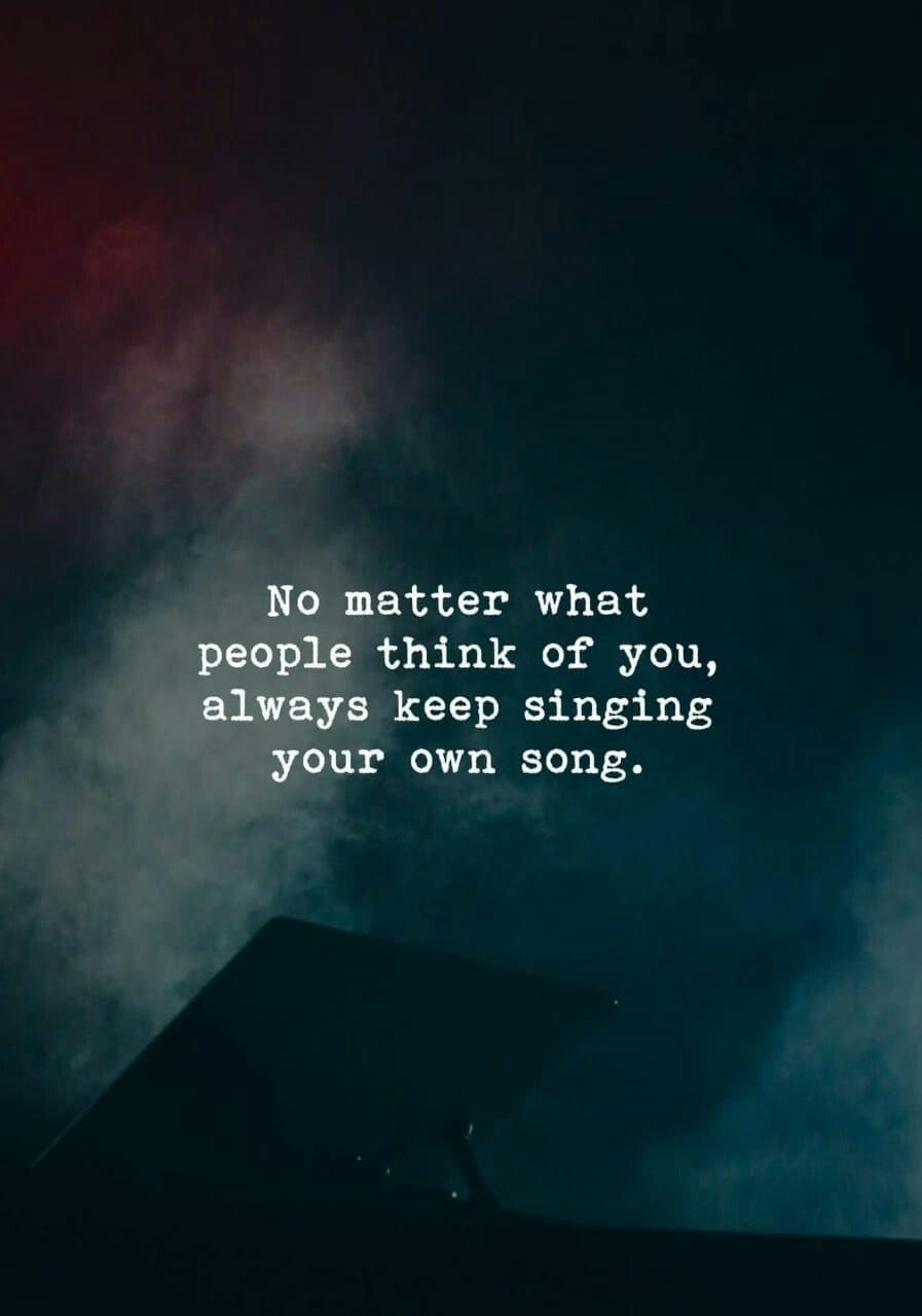 Always Keep Singing Your Own Song. Pictures, Photos, and Images for ...