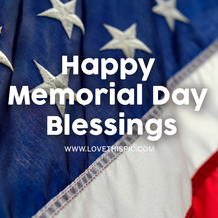 Flag Stars - Happy Memorial Day Blessings Pictures, Photos, and Images ...