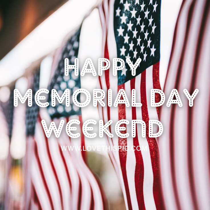 Flag Banner - Happy Memorial Day Weekend Pictures, Photos, and Images ...