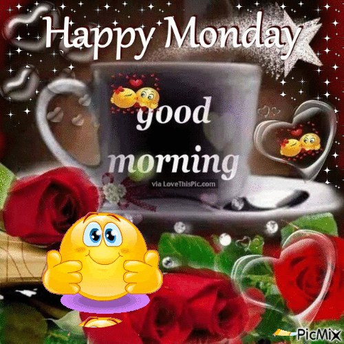 Good Morning Monday Gif Images For Whatsapp Group - Infoupdate.org