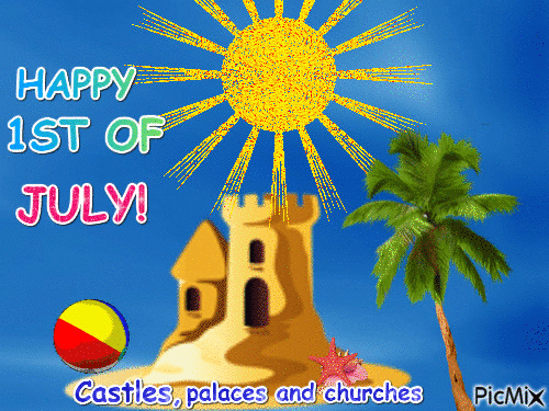 Sun And Sandcastle - Happy 1st Of July Pictures, Photos, and Images for ...