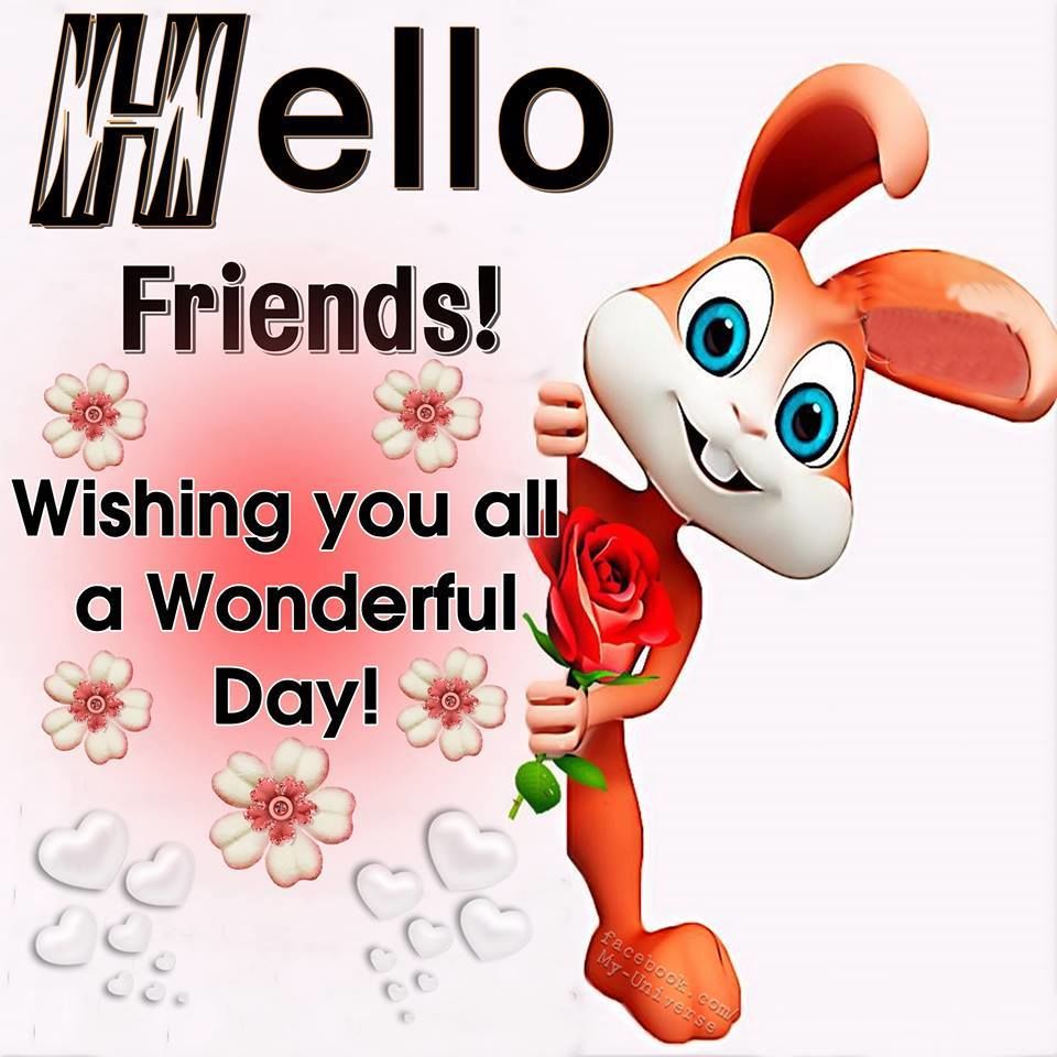 Hello Friends! Wishing You All A Wonderful Day! Pictures, Photos, and ...