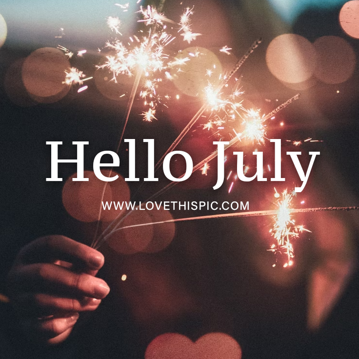 Bright Sparklers - Hello July Pictures, Photos, and Images for Facebook ...