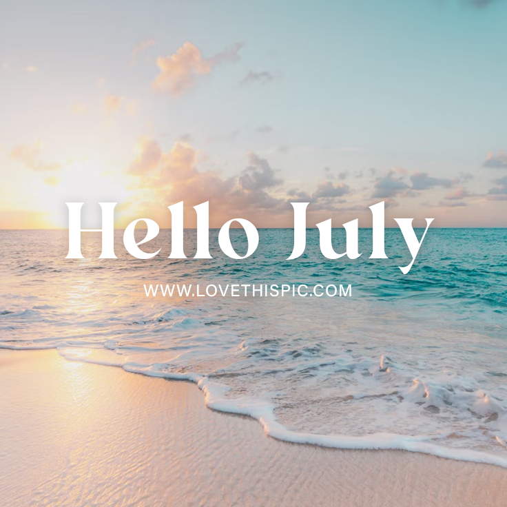 Seashore During Sunset - Hello July Pictures, Photos, and Images for ...