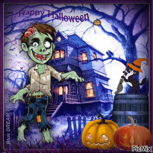 Zombie Kid - Happy Halloween Gif Pictures, Photos, and Images for ...