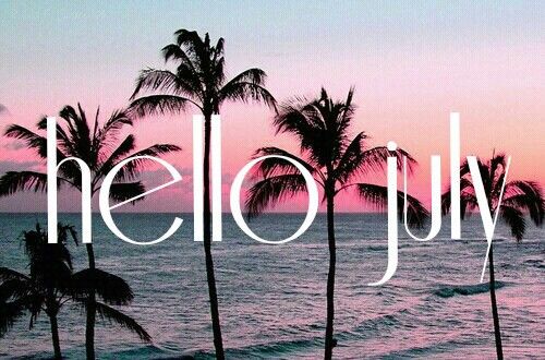 Hello July Beach Silhouette Pictures, Photos, and Images for Facebook ...