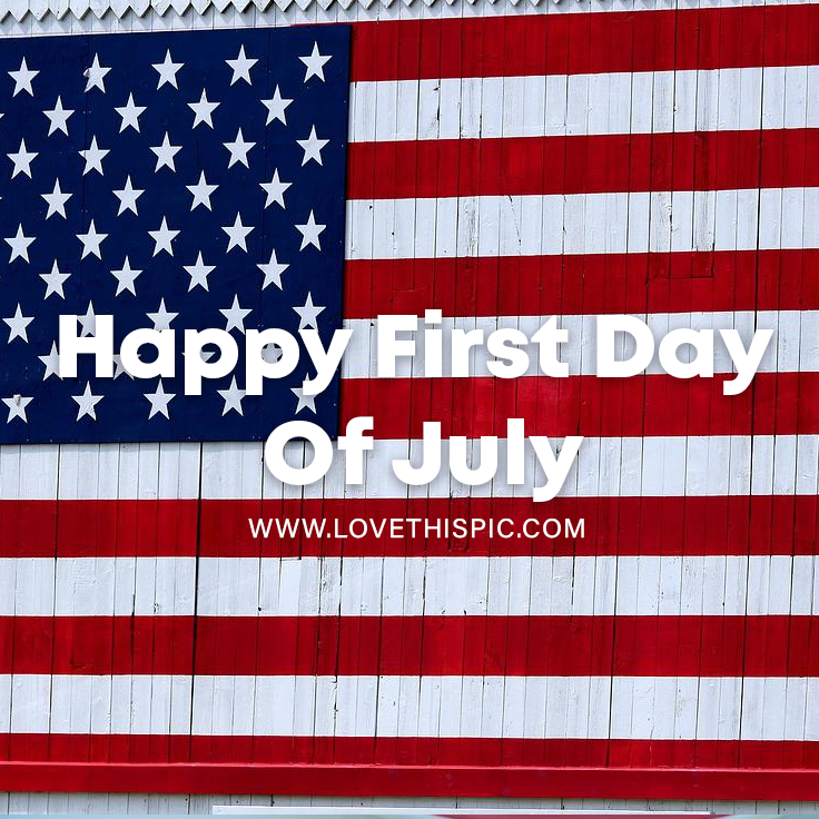 Flag Painted On Wall - Happy First Day Of July Pictures, Photos, and ...