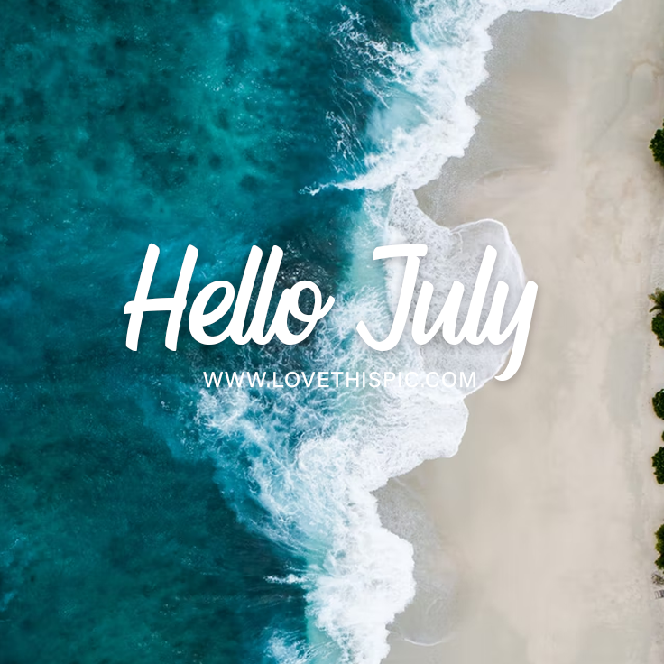 Aerial Beach View - Hello July Pictures, Photos, and Images for ...