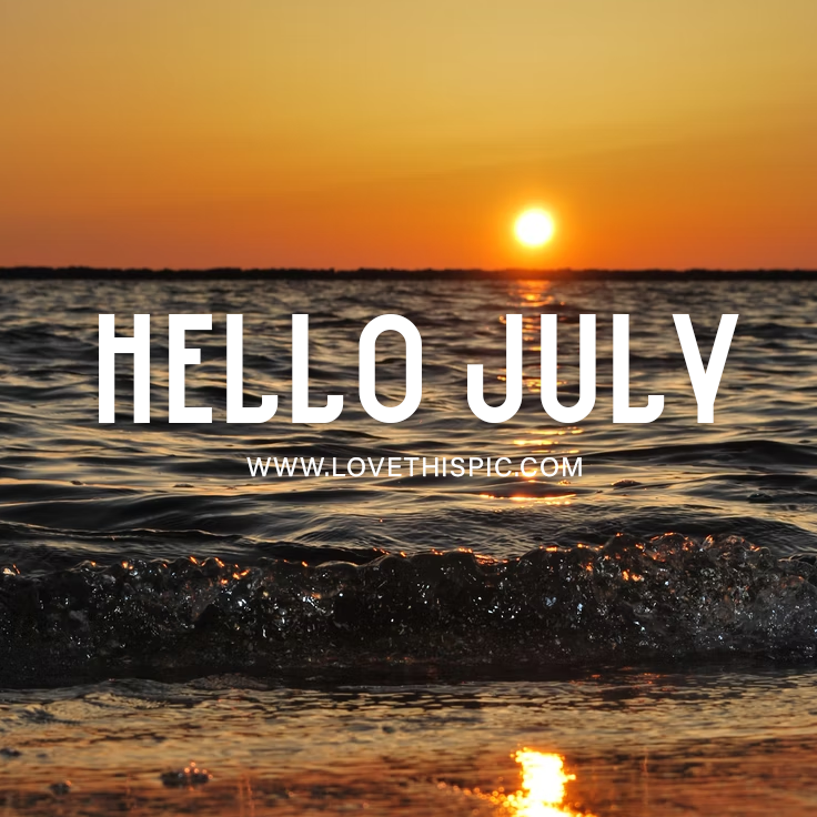 Beach Sunrise - Hello July Pictures, Photos, and Images for Facebook ...