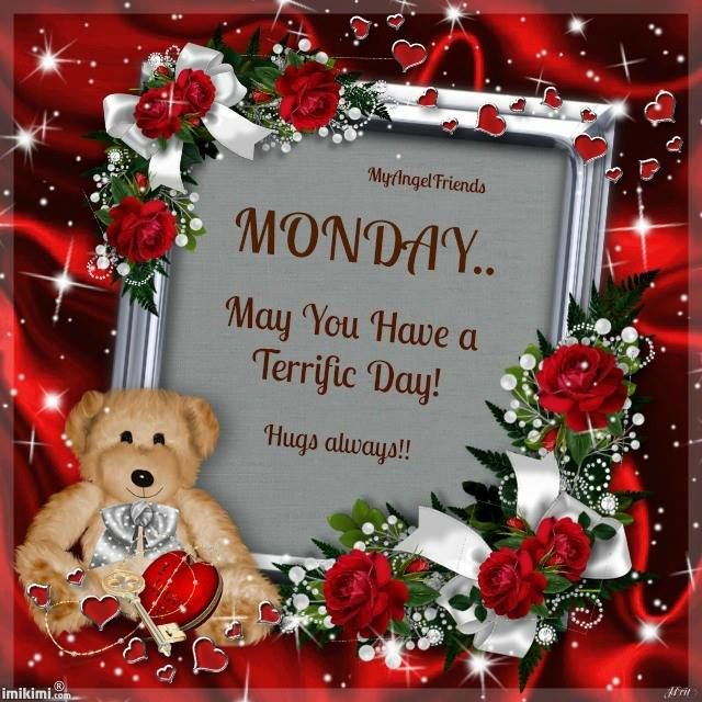Teddy And Rose - Monday...May You Have A Terrific Day! Pictures, Photos ...