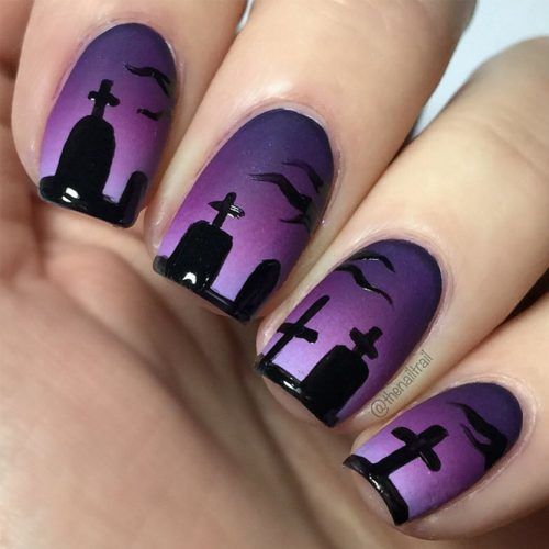 Purple Graveyard Nails Pictures, Photos, and Images for Facebook ...