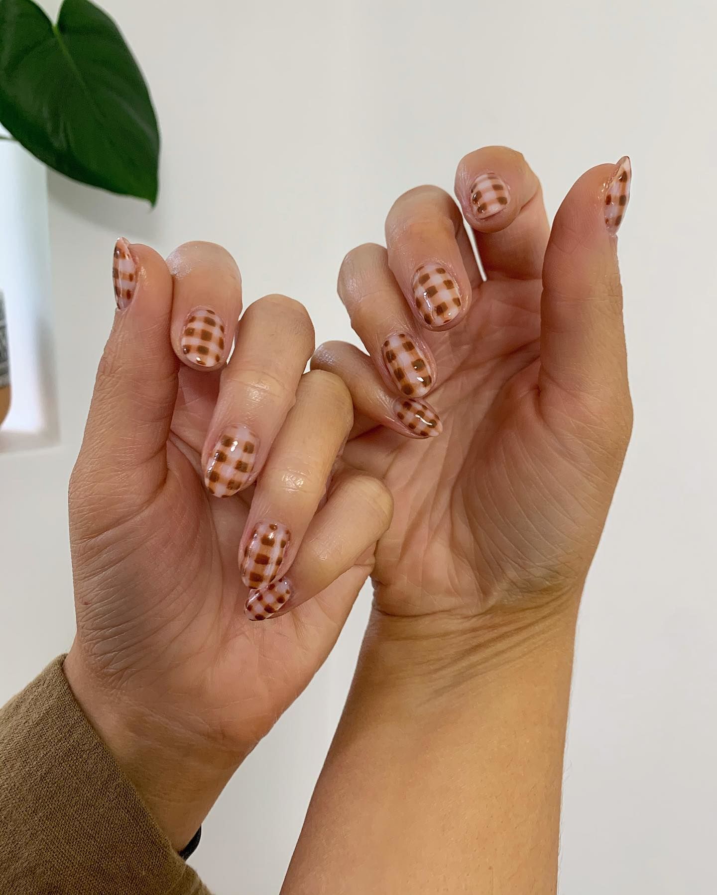 Fall Gingham Nails Pictures, Photos, and Images for Facebook, Tumblr ...