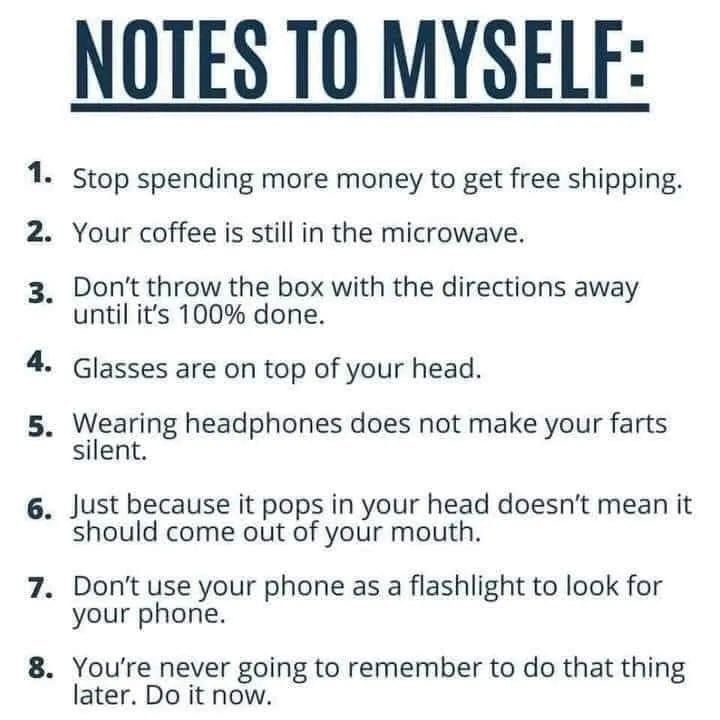 Notes To Myself Pictures, Photos, and Images for Facebook, Tumblr ...