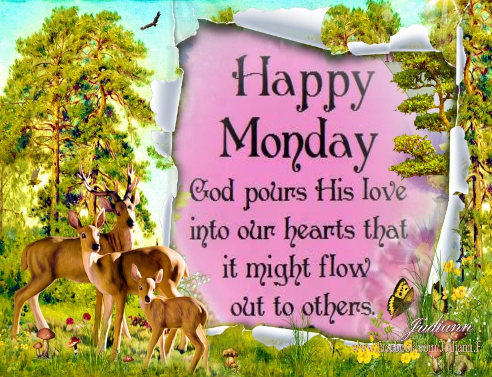 Happy Monday: God Pours His Love Into Our Hearts That It Might Flow Out ...