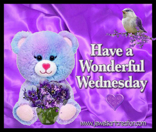 Blue And Purple Teddy - Have A Wonderful Wednesday Pictures, Photos ...