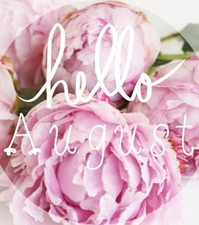 Pink Peony Hello August Quote Pictures, Photos, and Images for Facebook ...