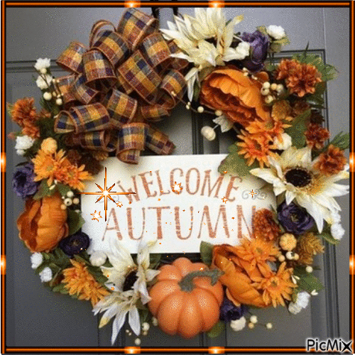 Welcome Autumn Wreath Gif Pictures, Photos, and Images for Facebook ...